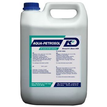 Aqua-Petrosol er en vandbaseret all-round snavsfjerner.